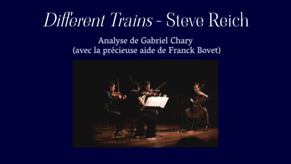 Steve Reich - Different Trains | Genially