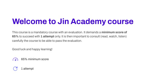 JA Learning Conditions | Genially