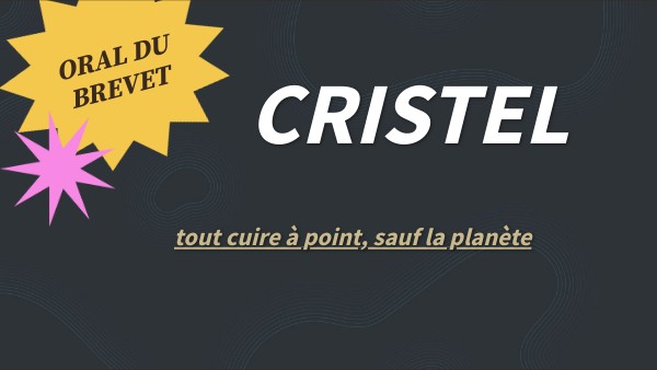 Copie - BASIC DARK PRESENTATION | Genially