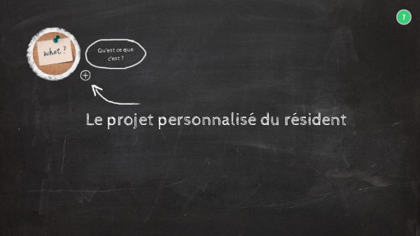Projet personnalisé du résident | Genially
