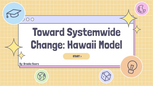Toward Systemwide Change: Hawaii Model (Data Article) | Genially