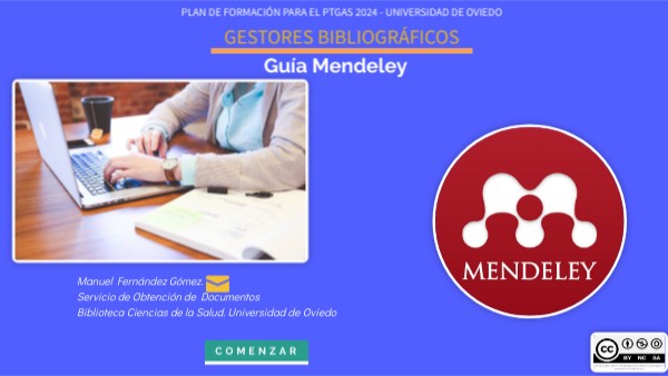 2024 Guía Mendeley Reference Manager Curso Doctorado Humanidades | Genially