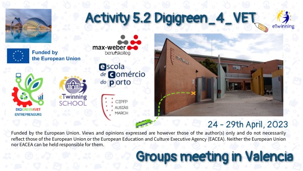 Activity 5.2 Group meeting in Valencia | Genially