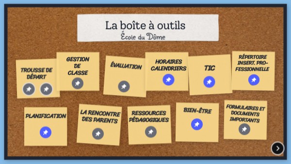 Trousse d'accueil du Dôme | Genially