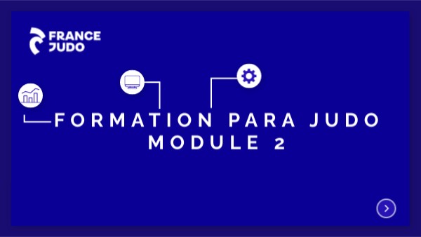 Formation para judo - Module 2