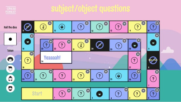 subject/object questions | Genially