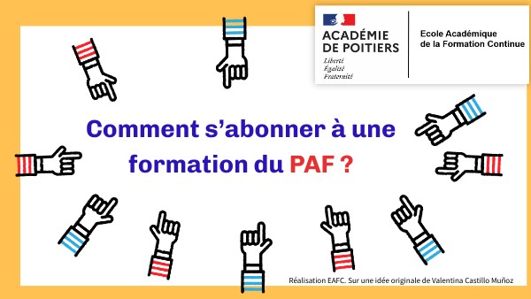 EAFC - Tutoriel inscription formations | Genially