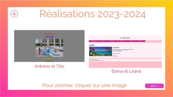 Pages Web 2023-2024 | Genially