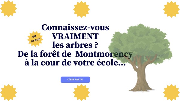 Escape game dans la forêt de Montmorency | Genially