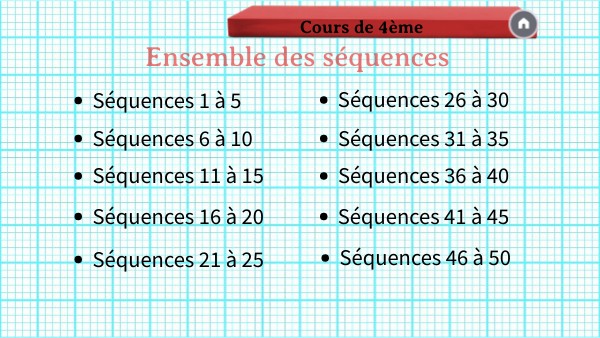 4e - Par séquence | Genially