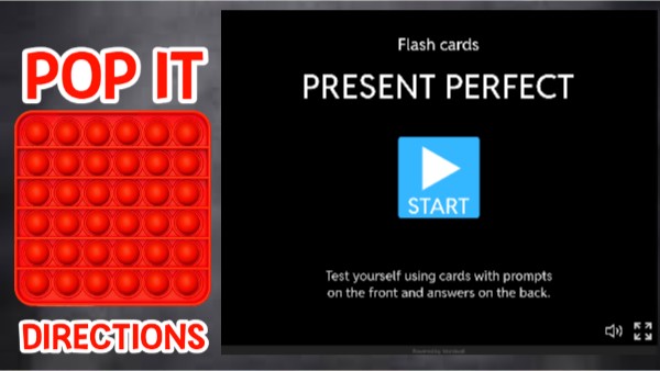 POP IT PRESENT PERFECT | Genially