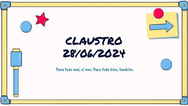 CLAUSTRO/CONSEJO ESCOLAR | Genially