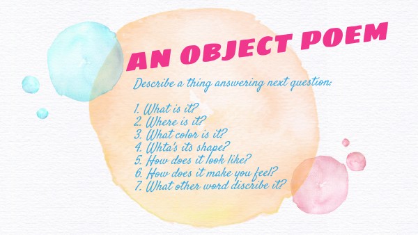 OBJECT POEM