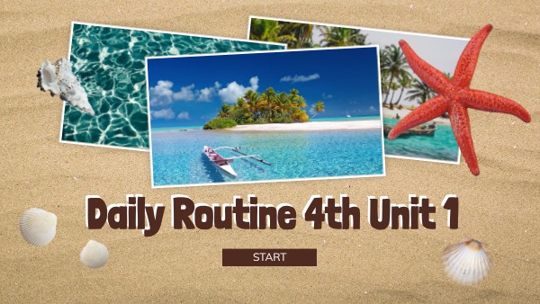 Daily Routine 4th GU U1 | Genially