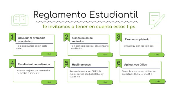 REGLAMENTO ESTUDIANTIL | Genially