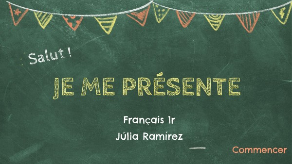 SE PRÉSENTER | Genially