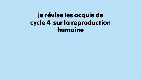 reviser les acquis de cycle 4 | Genially