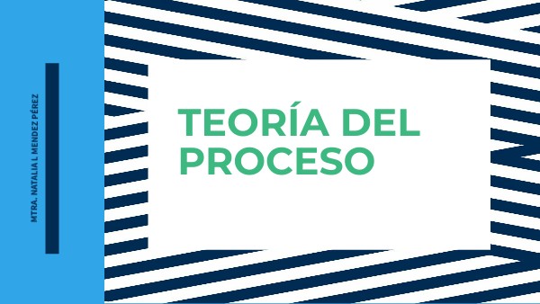 TEORIA DEL PROCESO | Genially
