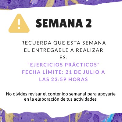 Anuncio semana 2