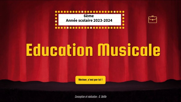 Progression 6ème - EdMus 2023-2024 | Genially