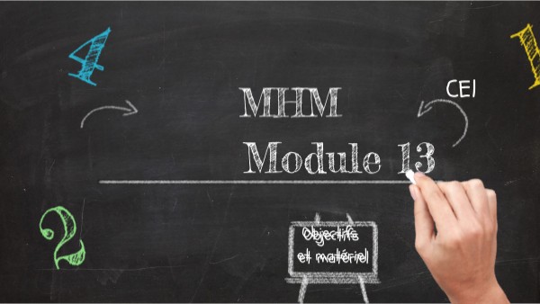 MHM CE1 module 13