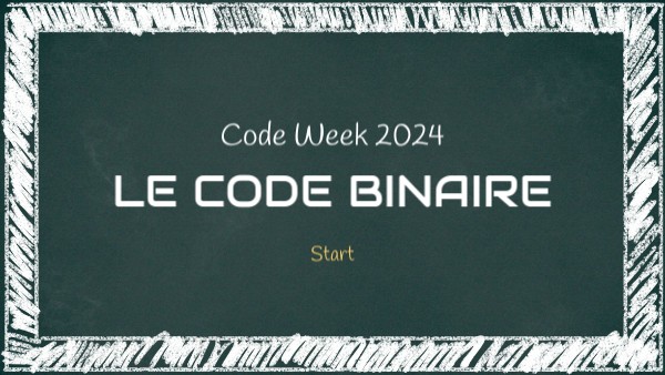 Code Binaire | Genially