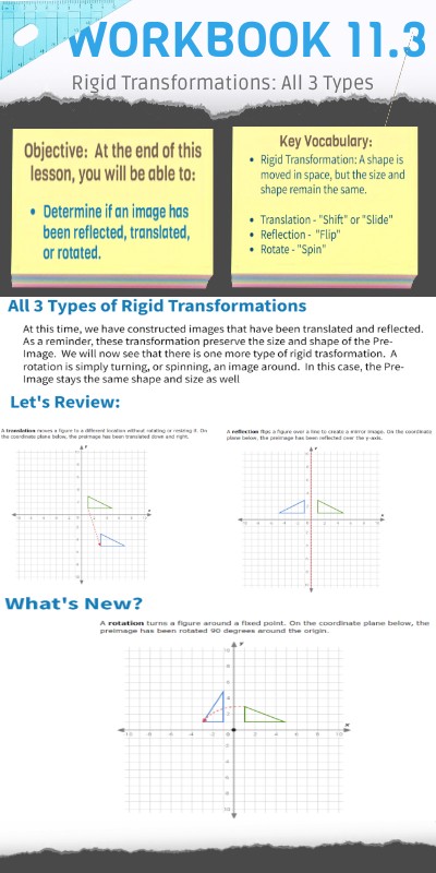 Geometry A - Workbook 11.3