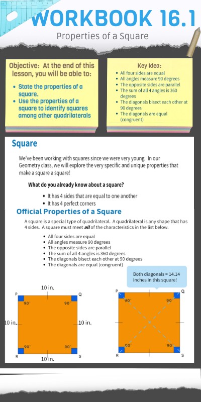 Geometry A - Workbook 16.1