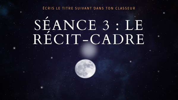 Seq 1 Séance 3 5ème | Genially