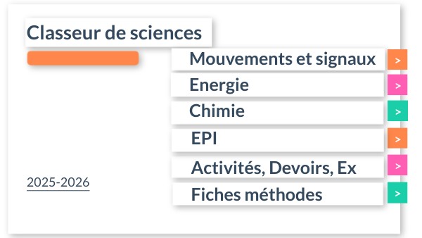 Evaluation classeur pour photocopie