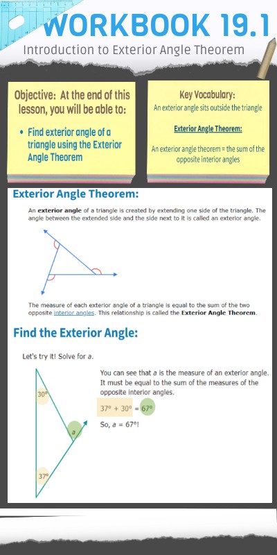Geometry A - Workbook 19.1 | Genially