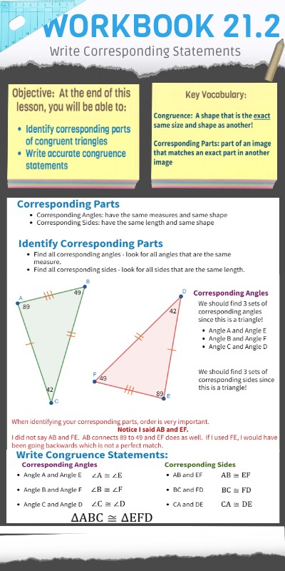 Geometry A - Workbook 21.2