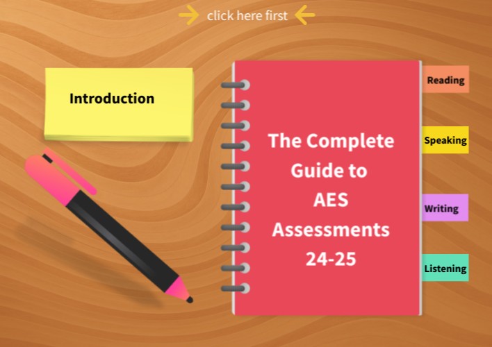 WiP 25-26 Online- 1-SEM_PG - standard AB -Complete Guide to AES Assess | Genially
