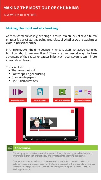 1.3 Making the most out of chunking