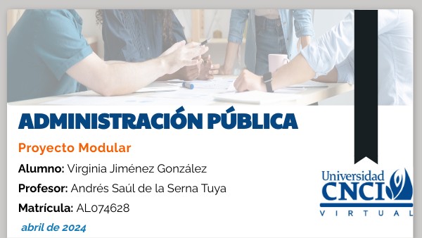PROYECTO MODULAR ADMIN PUBLICA | Genially
