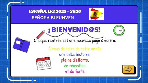 ¡Bienvenidos! 5ème | Genially