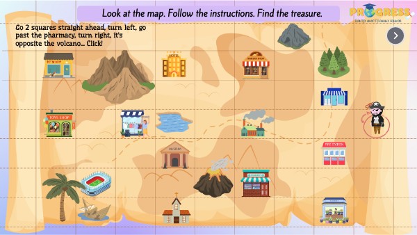 Find the treasure | Genially