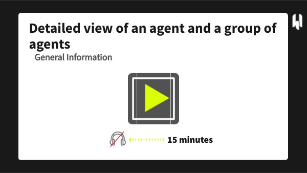 1.1 Agents - general info