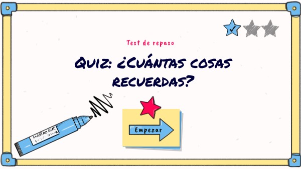 QUIZ A1-A2_ Repaso: cuántas cosas recuerdas | Genially