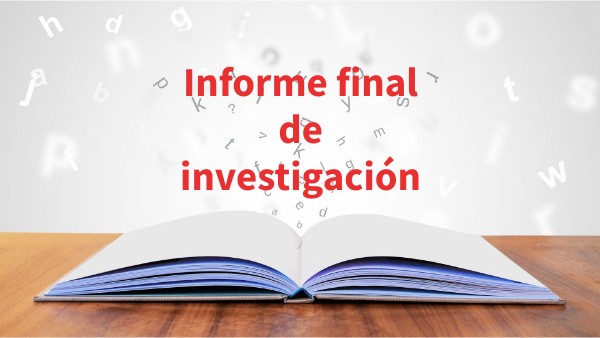 U 3.6 MIC - Informe final Caract... y Estruc.. | Genially