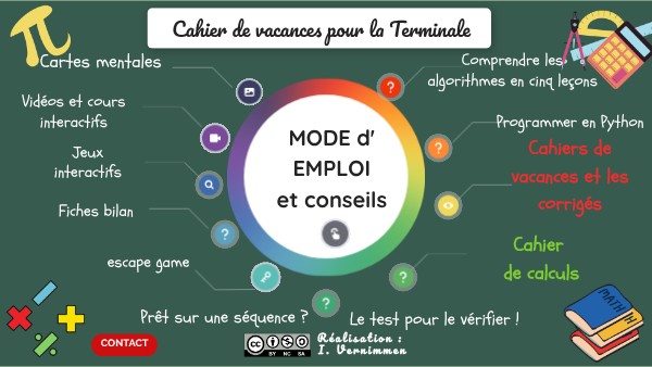 Cahier 2023-25 de vacances Terminales | Genially