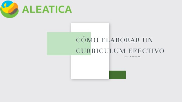 Cv efectivo