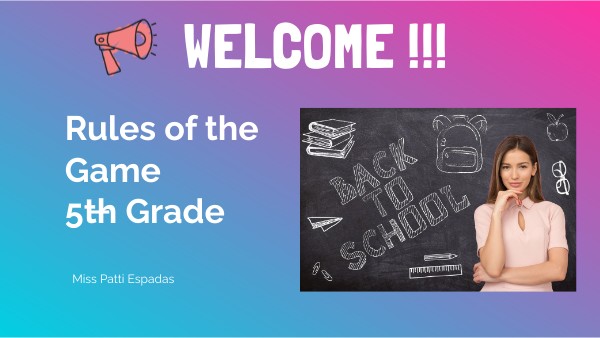 Rules of the Game | Genially