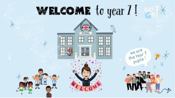 Welcome to year 7 Template | Genially