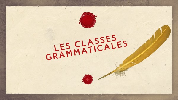 Classes grammaticales | Genially