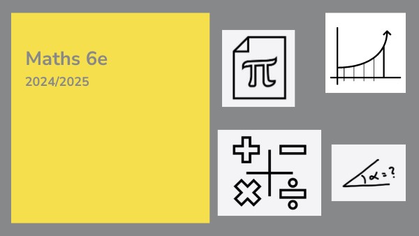 Classe maths 6D 2024/2025 | Genially