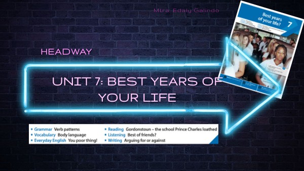 TEC: HEADWAY 5: UNIT 7 | Genially