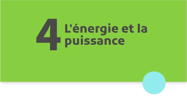 L'énergie et la puissance | Genially