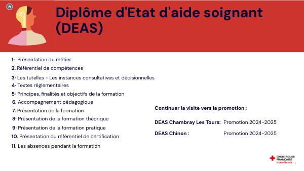 Projet de formation DEAS | Genially