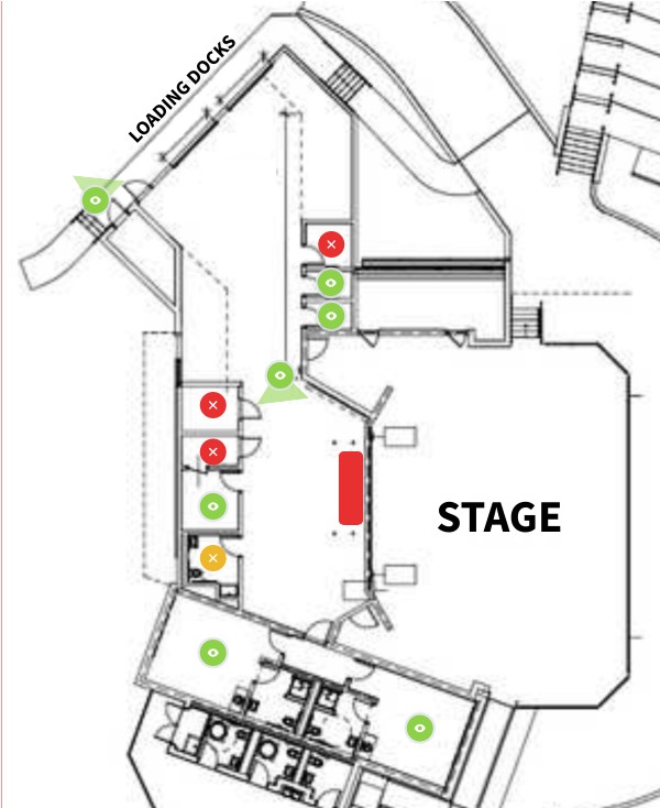 Dillon Ampitheater Backstage Rooms | Genially